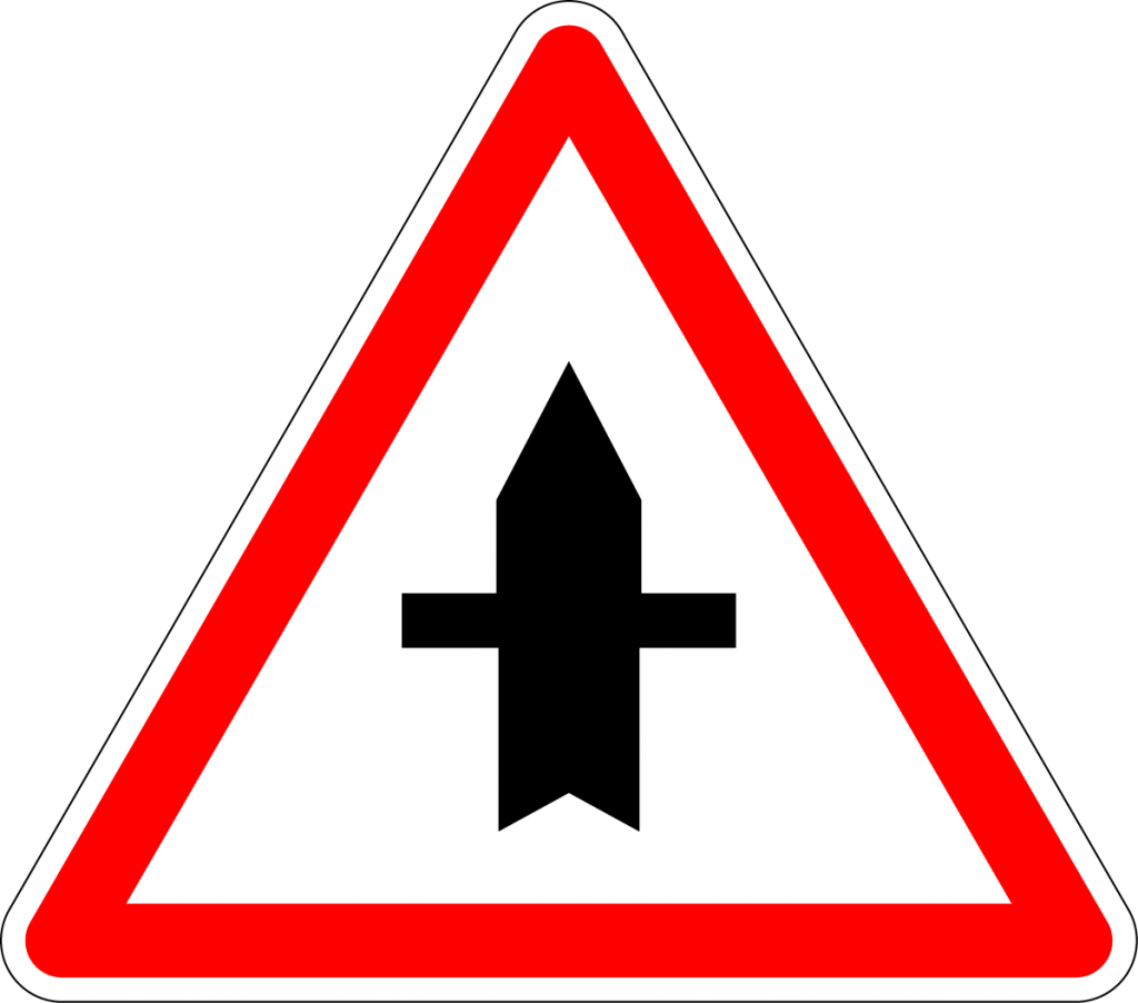 Panneaux d'intersection et priorités - Code de la route gratuit 2026 ...